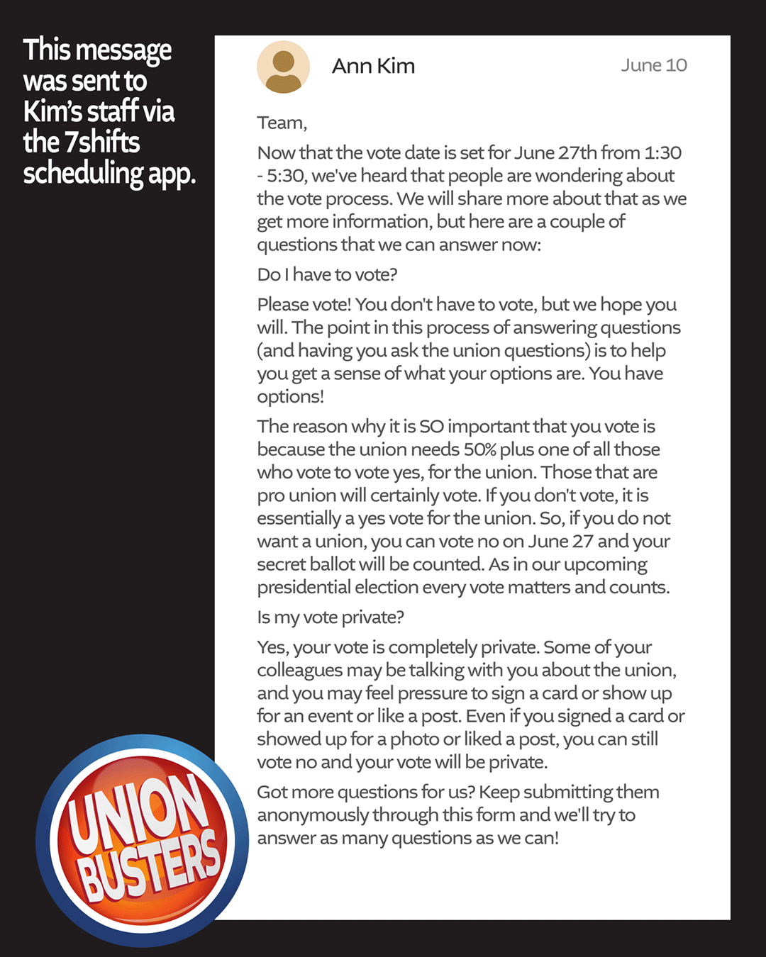 How to Union Bust: A campaign of union busting by restaurateur Ann Kim ...