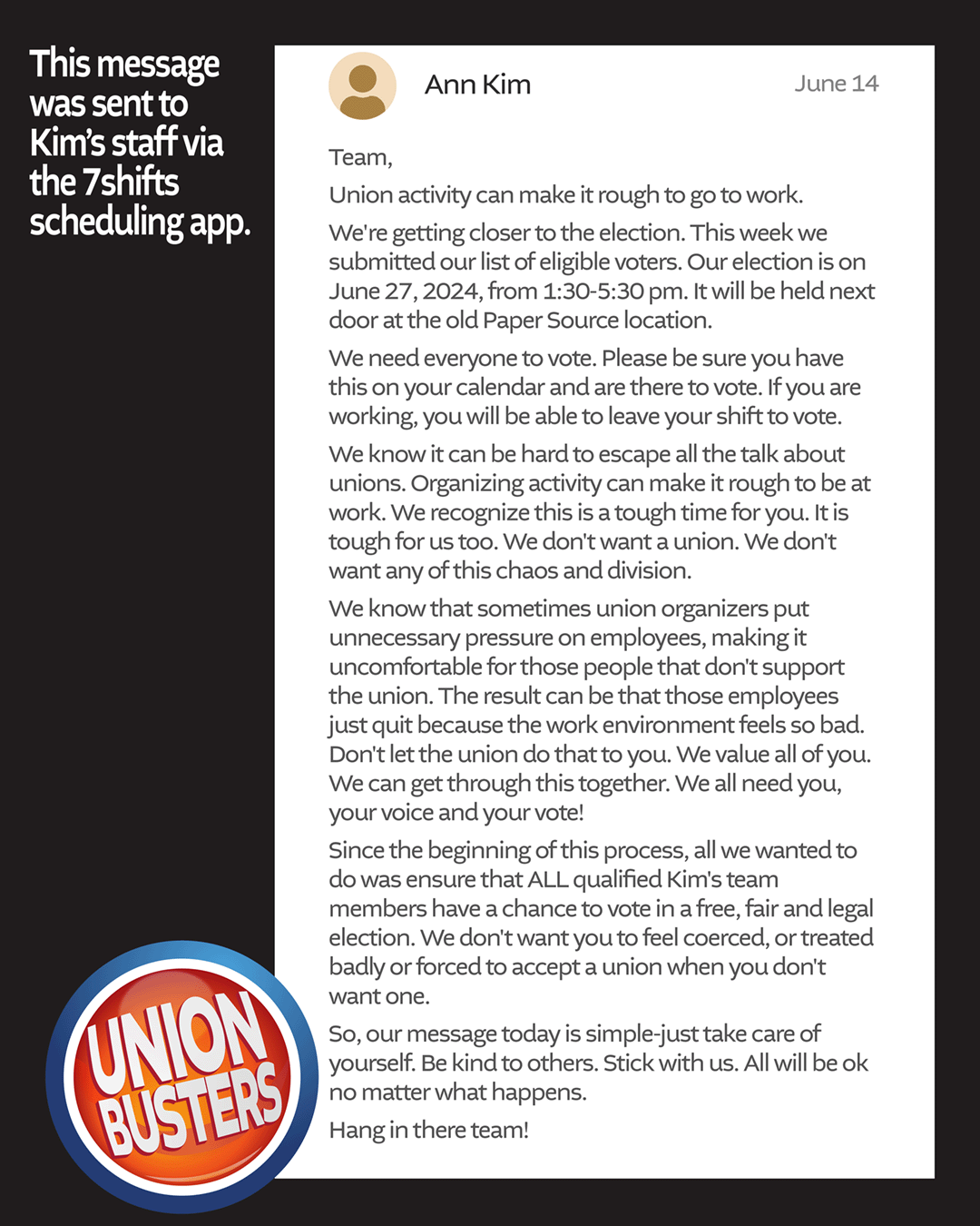 How to Union Bust: A campaign of union busting by restaurateur Ann Kim ...